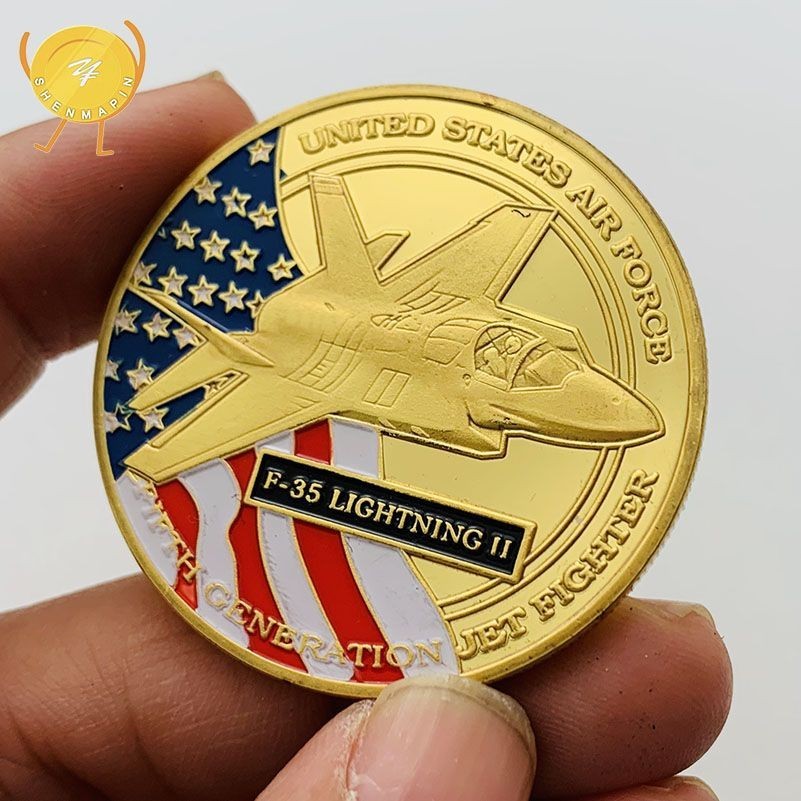 Us Air Force F-35 "Lightning II" Commemorative Coin 21st Century Air ...