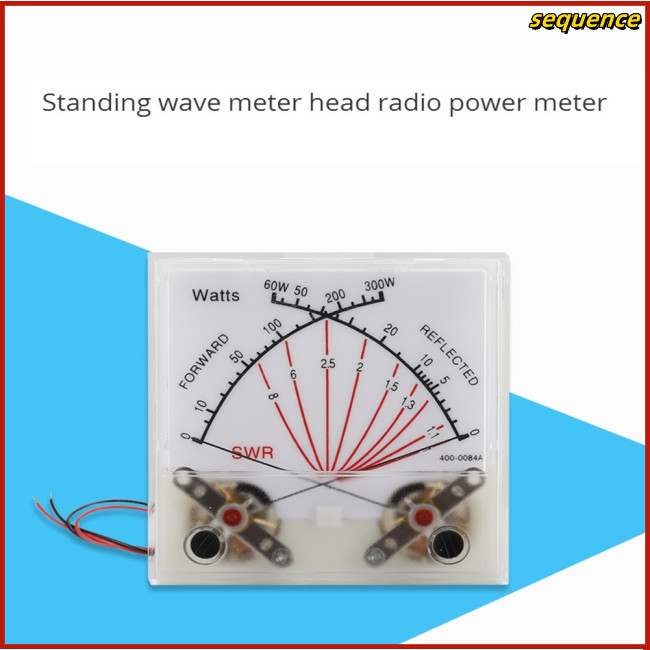 Se Wireless Radio Station Swr Watt Meter Dual-pin 60/300w Power Meter ...