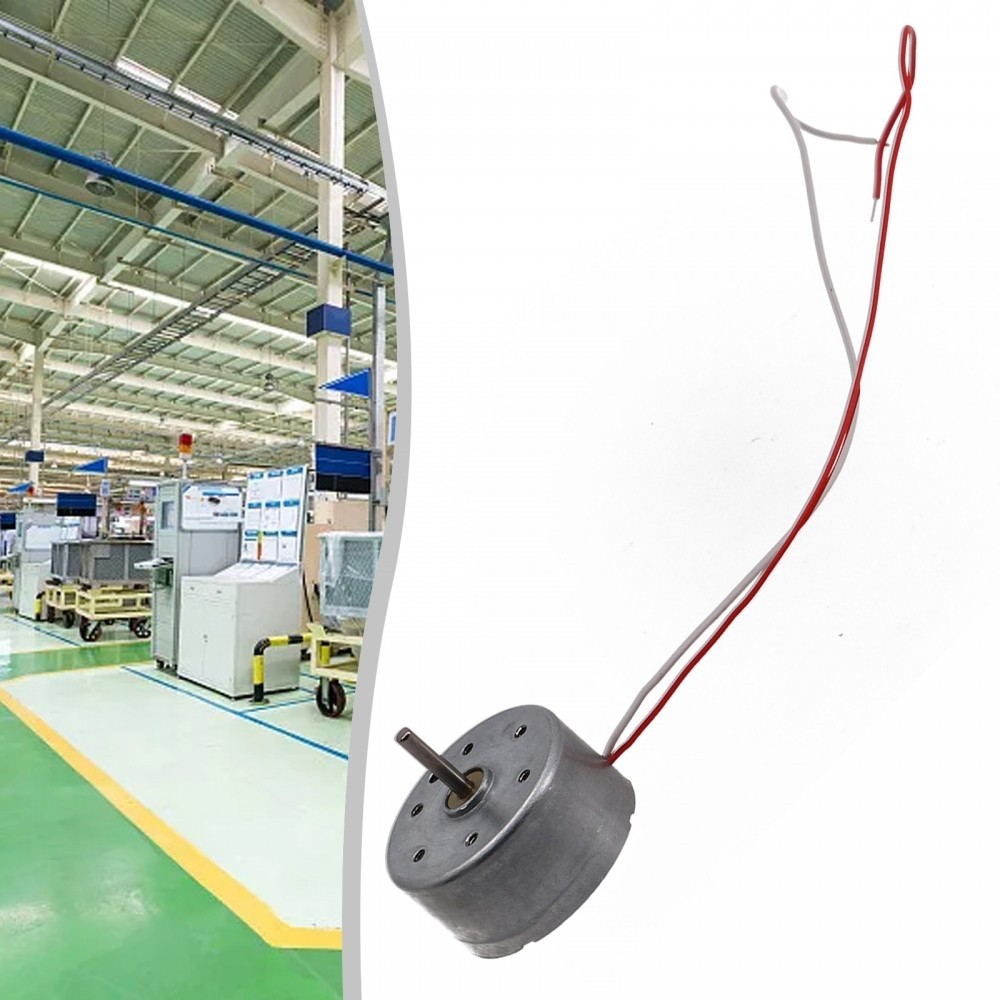 Compact 24mm Round Electric Motor 2mm Shaft 3V 5V 6V 10300RPM Mini ...