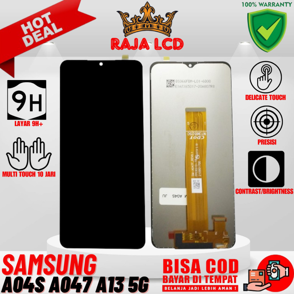 Live [ORIGINAL] LCD SAMSUNG A04S A13 5G A047 FULLSET TOUCHSCREEN ...