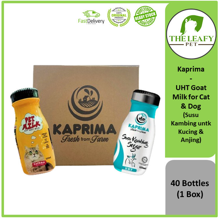 Kaprima UHT Goat's Milk Ready to Drink For Cats & Kitten / Susu Kucing ...