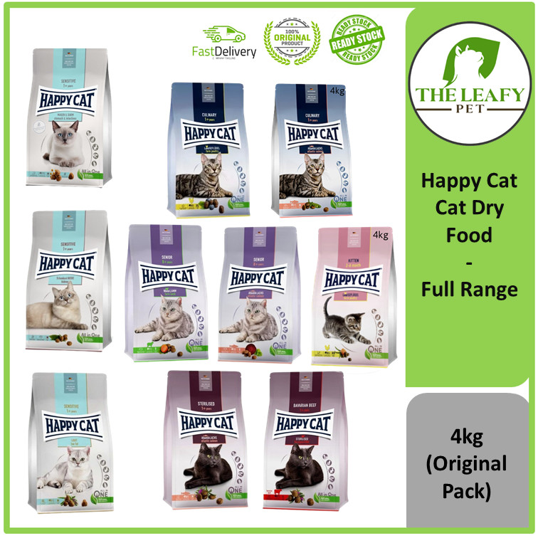 Happy Cat Dry Cat Food ( Full Range ) - 4kg Original Pack | Shopee Malaysia