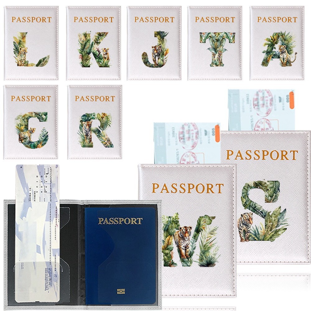 In Stock Cover Passport Travel Passport Case Holder Jungle Tiger Print ...