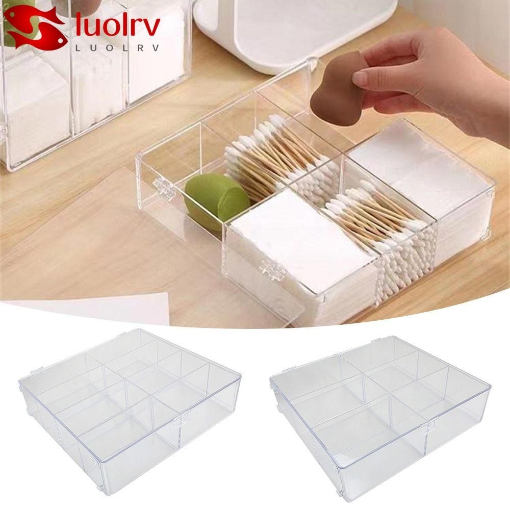 LUOLRV Storage Box, Transparent Multi-layer Labubu Figure Display Stand ...