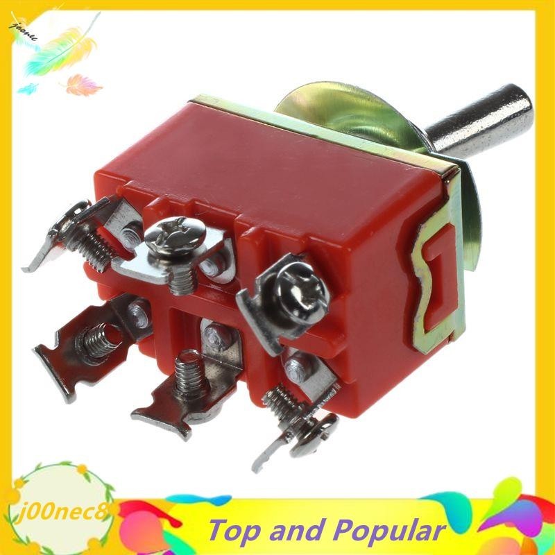 [j00] AC 250V 15A Latching 3 Way On-Off-On Single Pole Double Throw ...