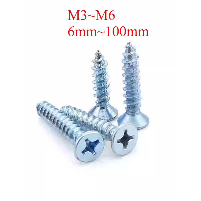 [YSL] Flat Head Phillips Screws High-Strength Hardened Hardened Blue ...