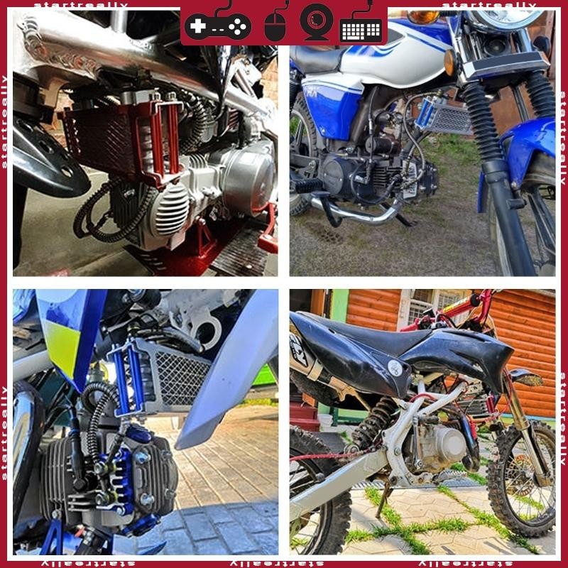 STA Motocross Accessories Oil Cooling Radiator System Universal Oil ...