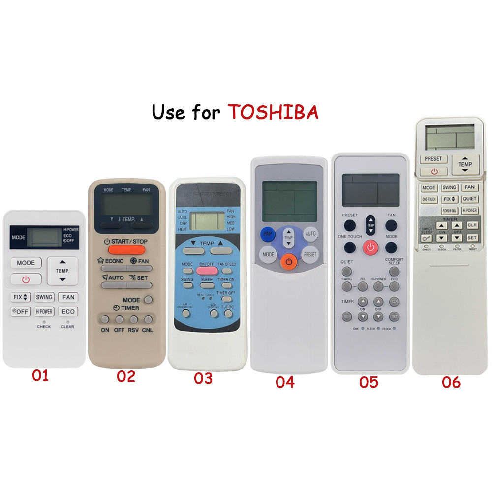 Toshiba Air Conditioning Remote Control (Type Options) | Shopee Malaysia