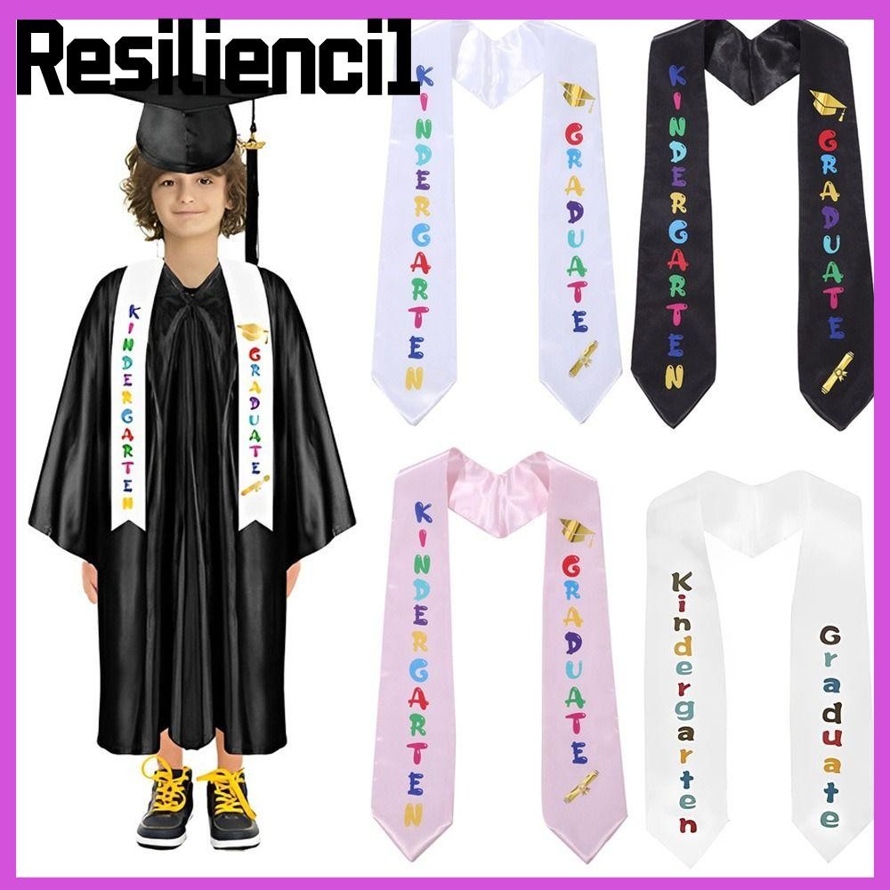 RESILIENCI1 Graduation Stole Sash Decoration Gift Honor Stole Black ...