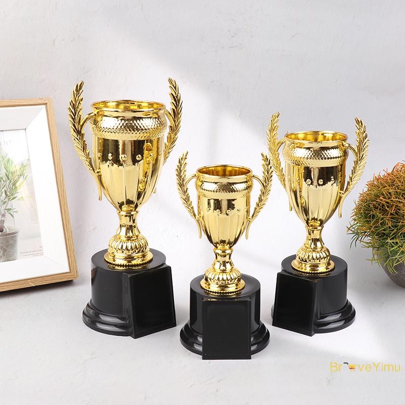 [BraveYimu] 1Pcs Mini Plastic Award Trophy Children Winner Gold ...