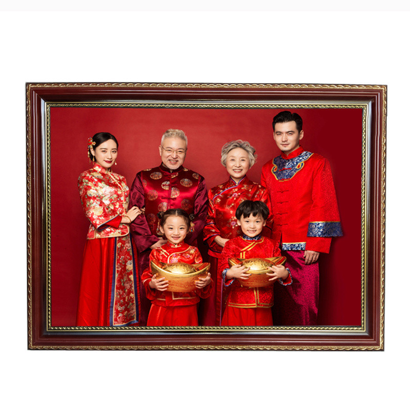 Solid Wood Photo Frame Family Portrait Wedding Photo Frame Couple ...
