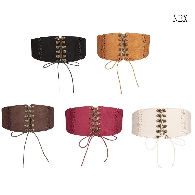 NEX Steampunk Corset Belt Women Waspie Belt Lace-Up Tied for Teenager ...