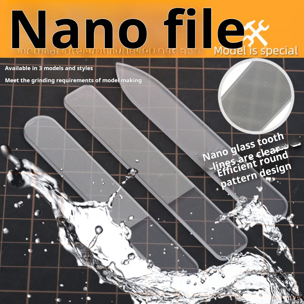 Nano Polishing Glass File for Gundam Model Military Gunpla Grinding ...