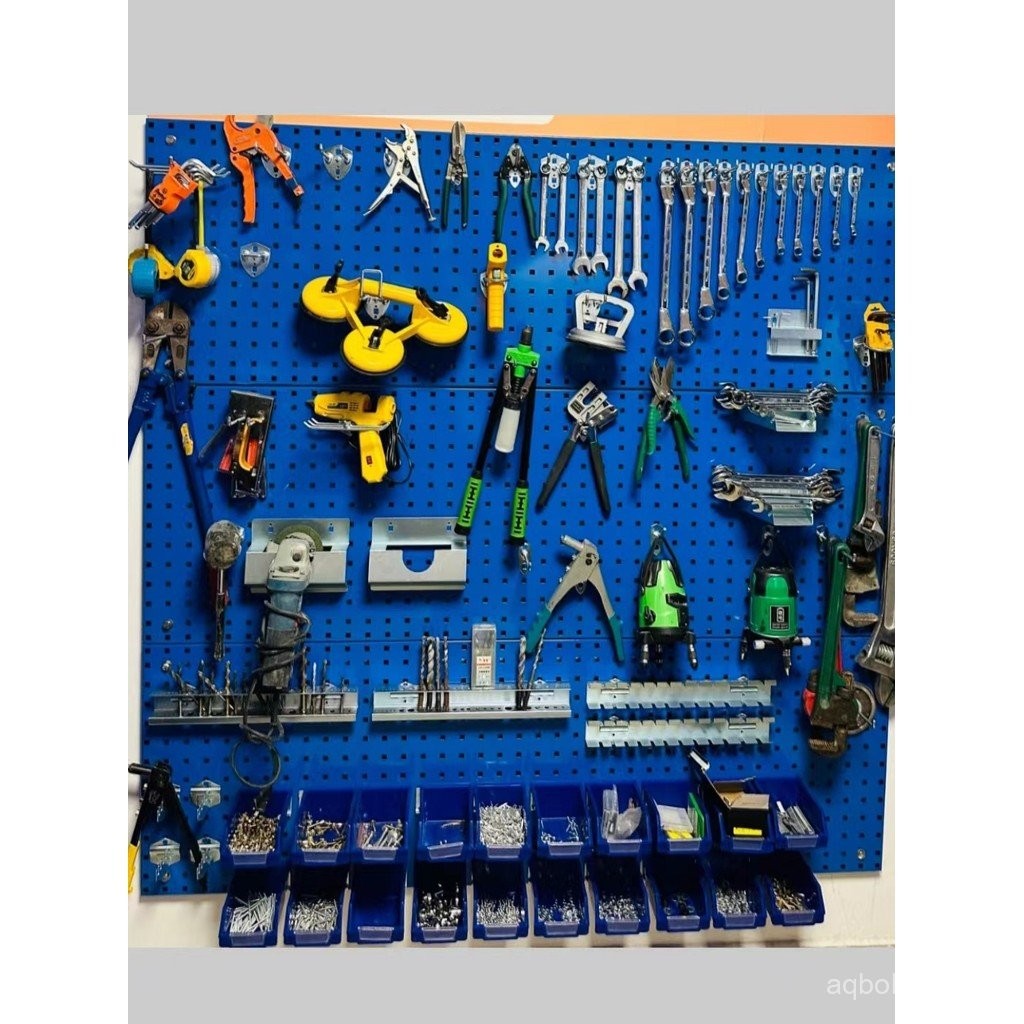 Hardware Tool Hanging Board Square Hole Board Hook Tool Rack Hole Board ...