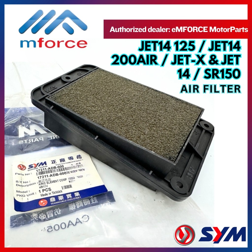 SYM JET14 125 / JET14 200AIR / JET-X & JET 14 / SR150 FILTER AIR ...