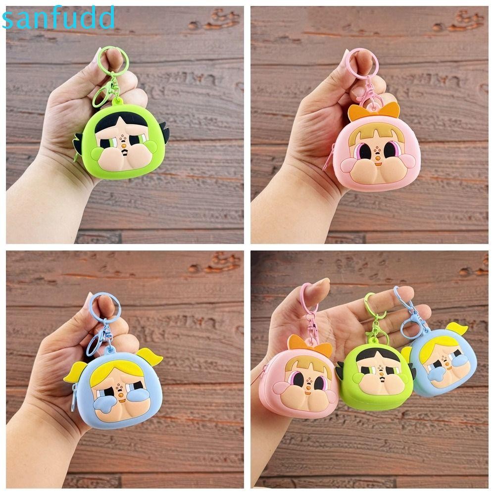SANFUDD The Powerpuff Girls Doll Pendant, Anime Figure Kawaii Cartoon ...