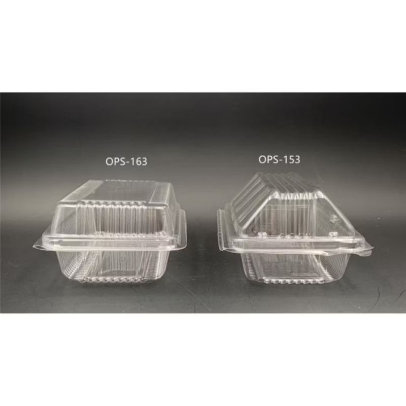OPS GO-163 & Go-153 Plastic Tray with Lock {50pcs} / Bakery Disposable ...