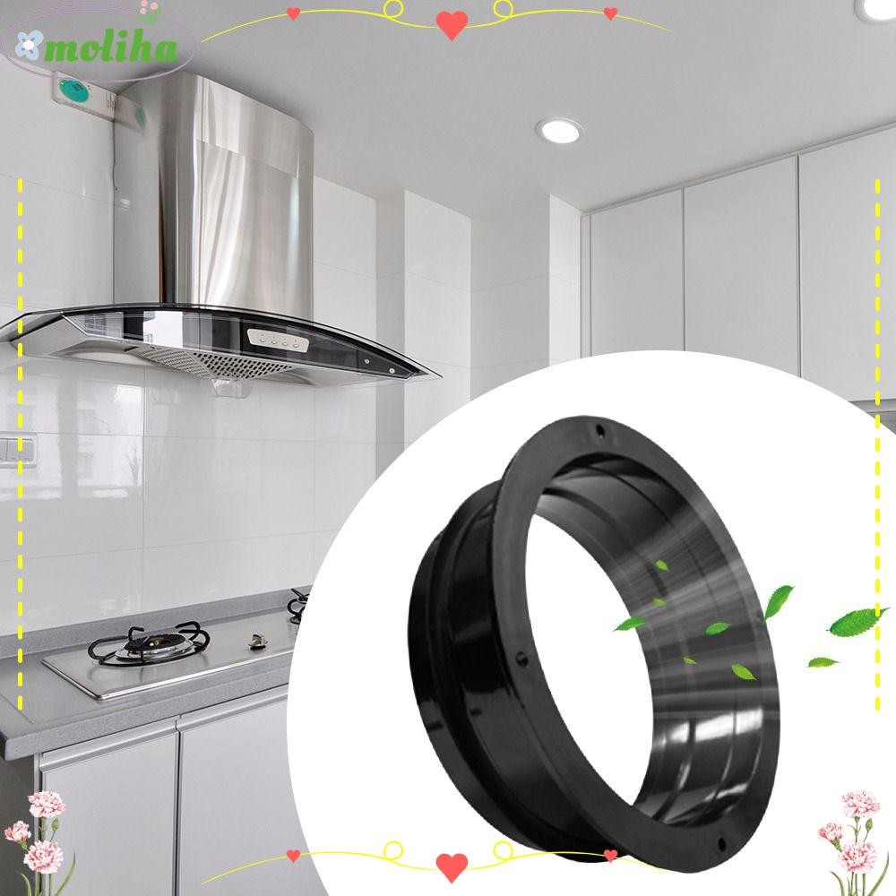 MOLIHA Exhaust Duct Connector Flange, 110/160mm Round PVC Pipe Flange ...