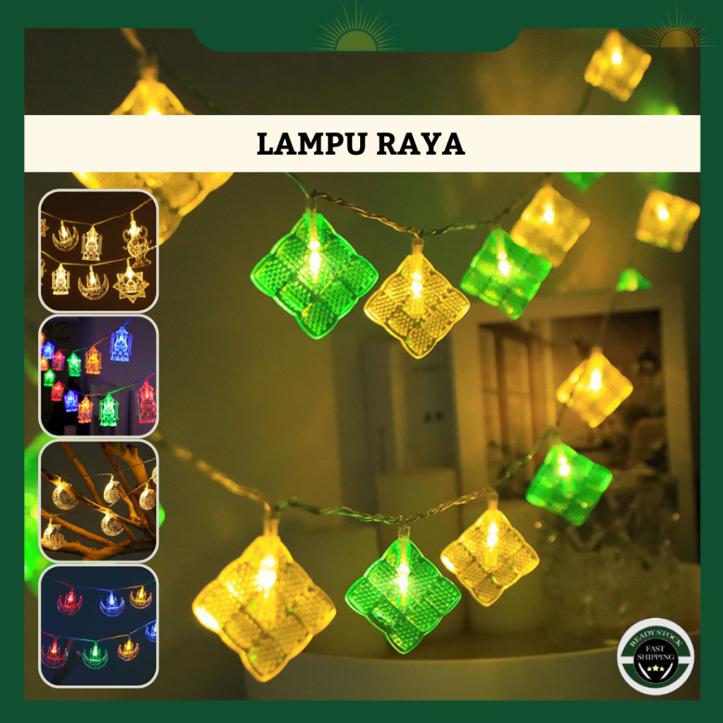 Lampu Raya Masjid Bulan Bintang Outdoor Waterproof 2025 Lampu Raya ...