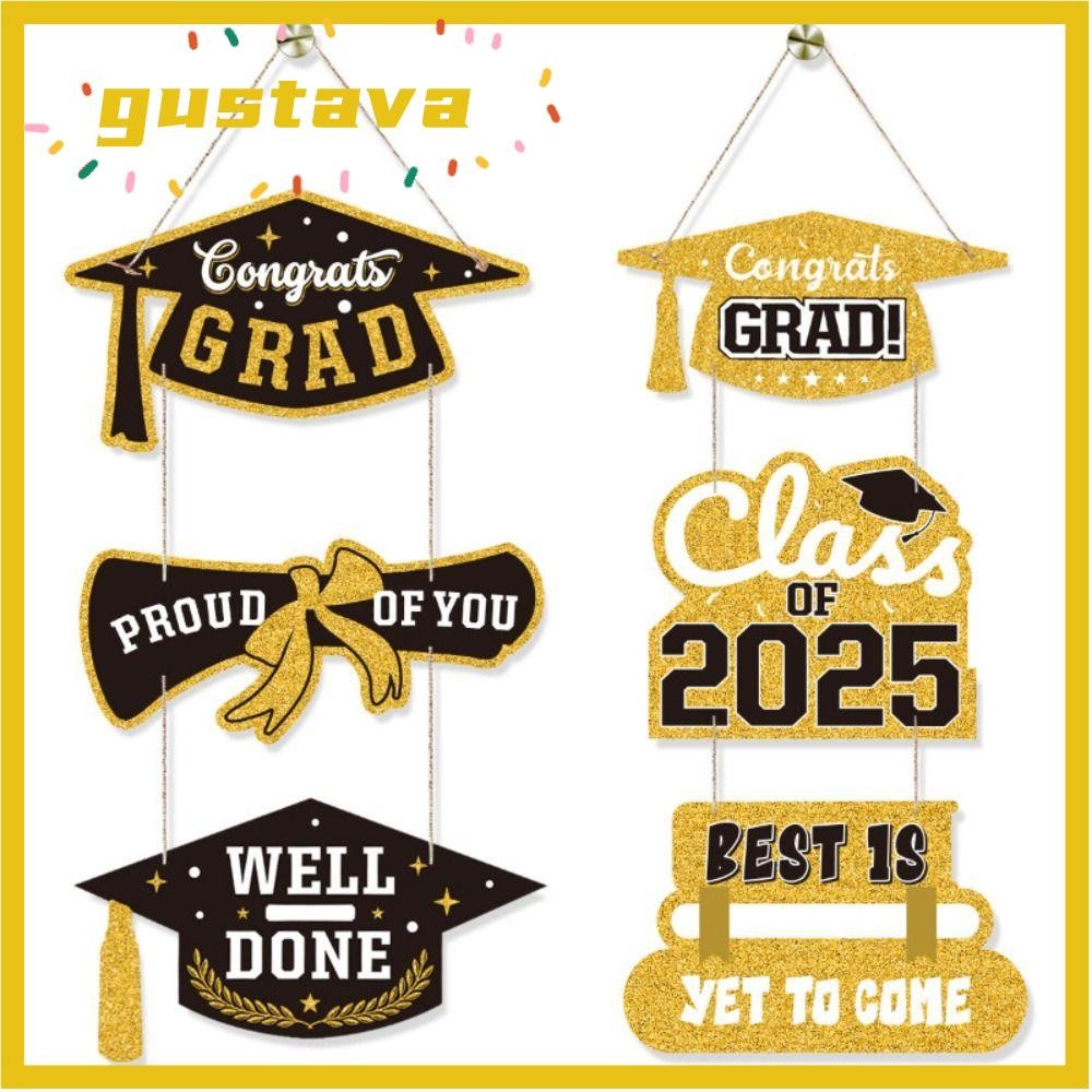 GUSTAVA Graduation Door Hanger, Mortarboard Shaped Easy To Hang ...