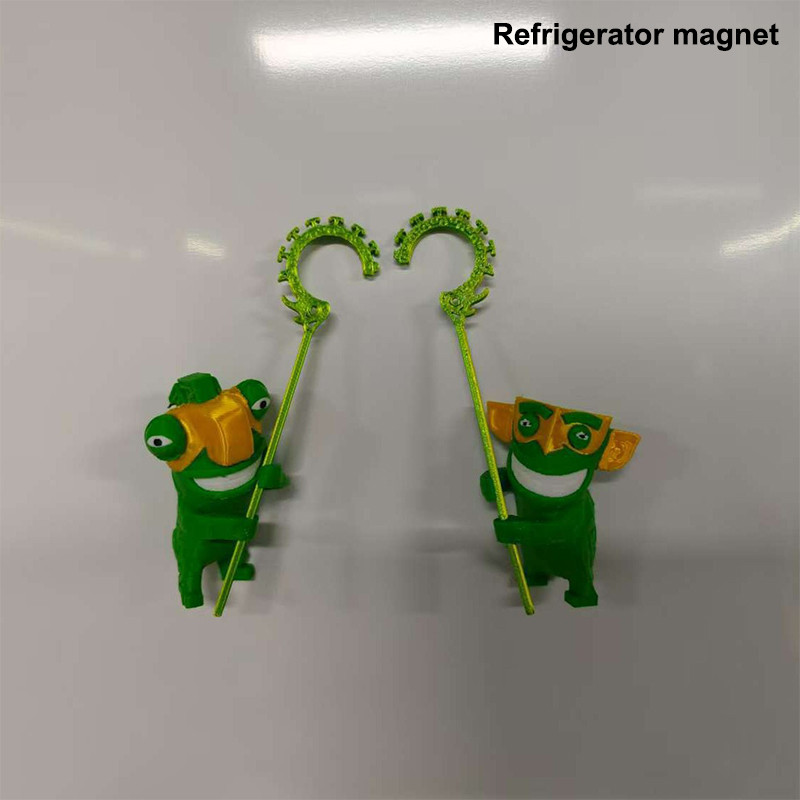 [leftright] 1 Set Ne Zha Series Anime Peripheral Toys Refrigerator ...