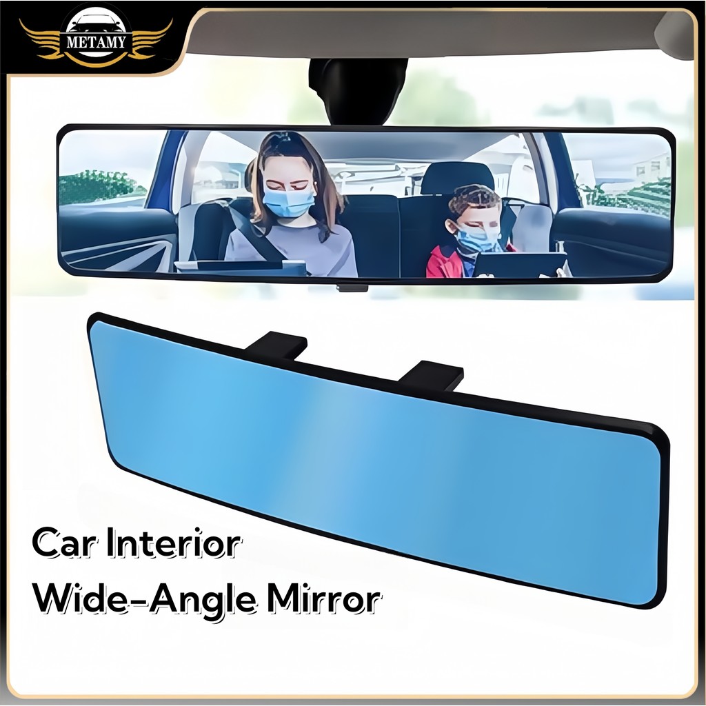 [300mm] Car Interior Rearview Mirror Car Rear View Convex Mirror Car ...