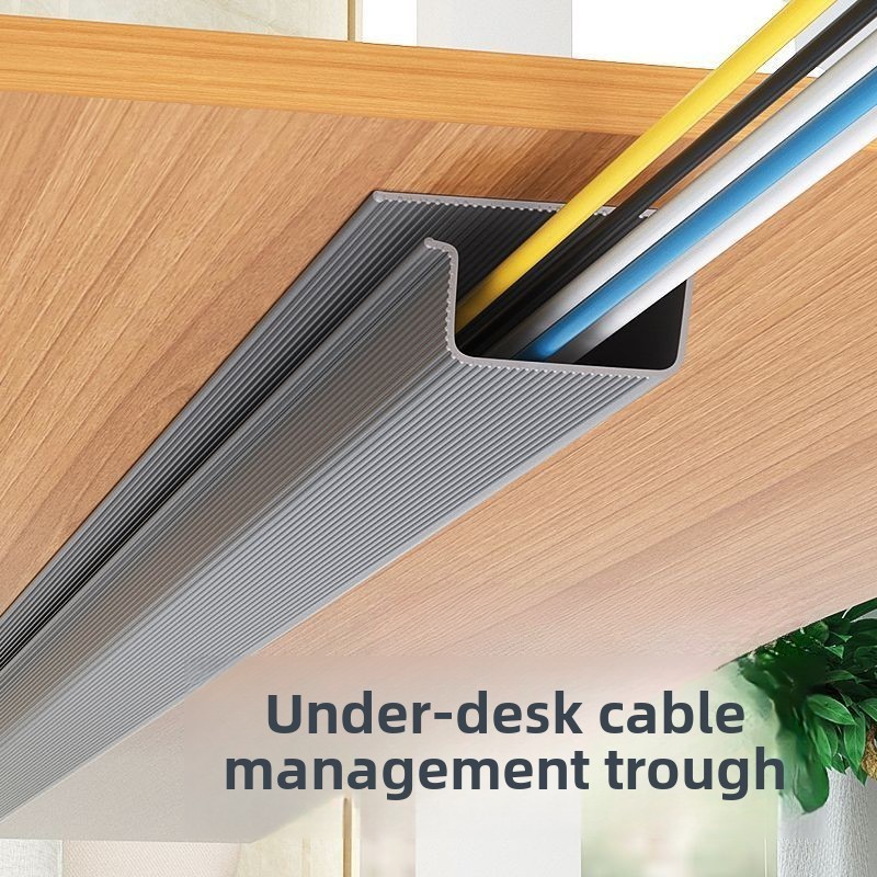 Computer Cable Organizer Fixer Under Desk Cable Management Rack No ...