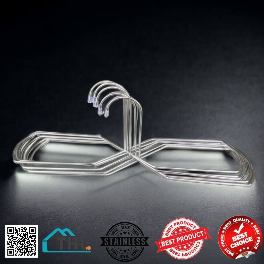 304 Stainless Steel Extra Thicker Hanger/ 8 Shape Drying Clothers ...