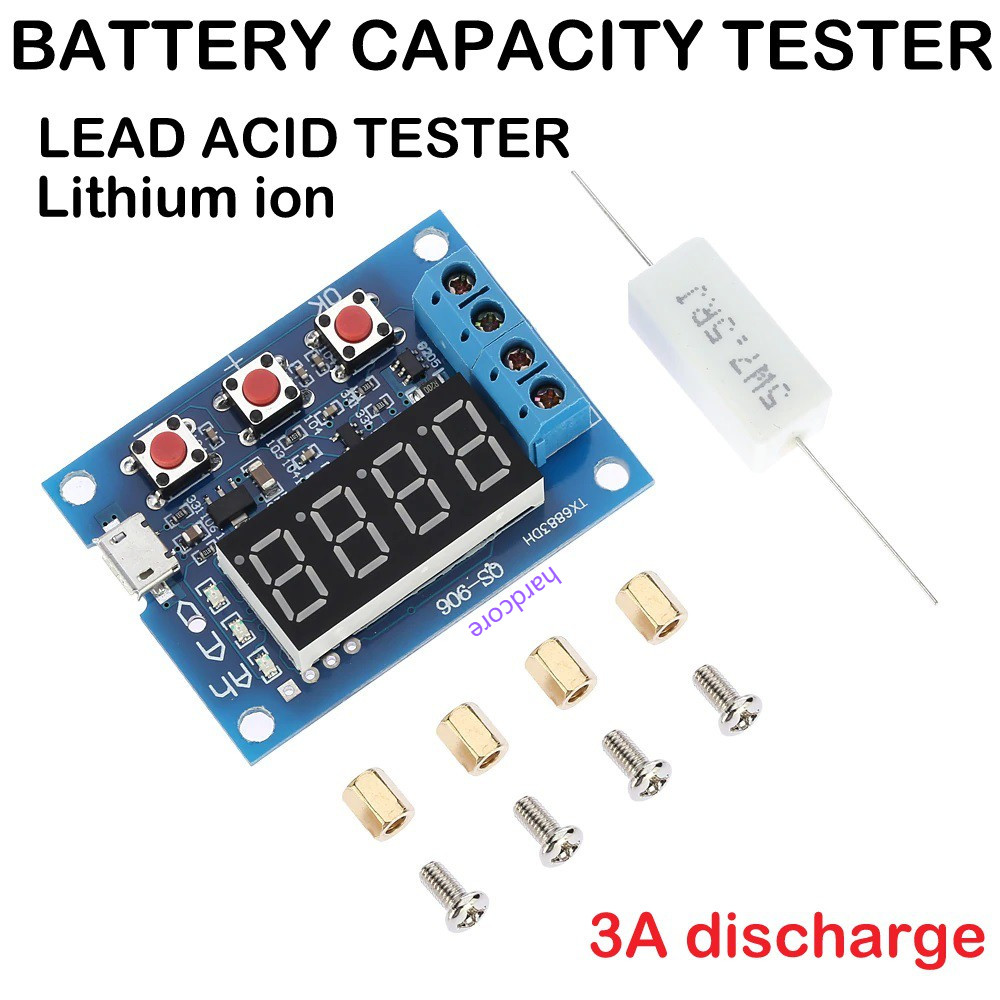 Digital Battery Capacity 18650 li-ion lithium Lead-acid Discharge ...