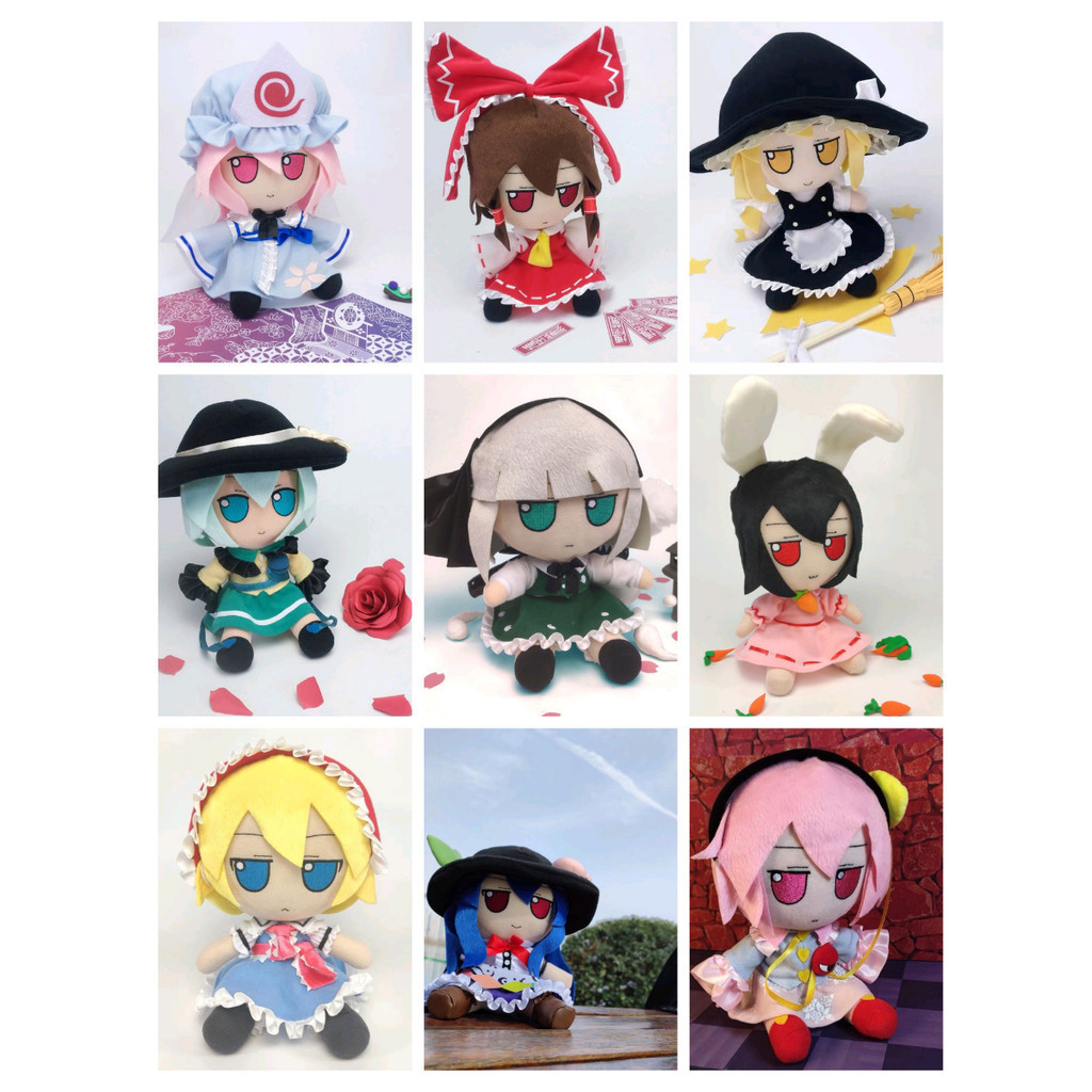 FUMO Touhou Project Plush Cirno Toys Izayoi Sakuya Stuffed Dolls Gift ...