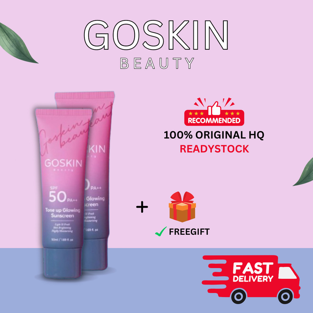 GOSKIN [100% ORIGINAL FROM HQ] TONE UP GLOWING SUNSCREEN SPF ...