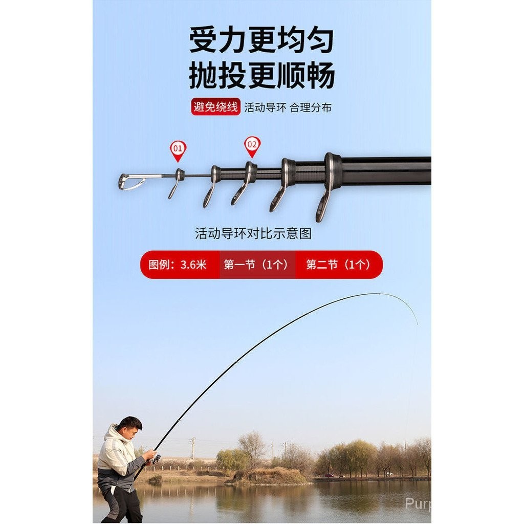 Long Casting Rod Japanese Style Rock Fishing Rod Hard Light Rock Rod ...