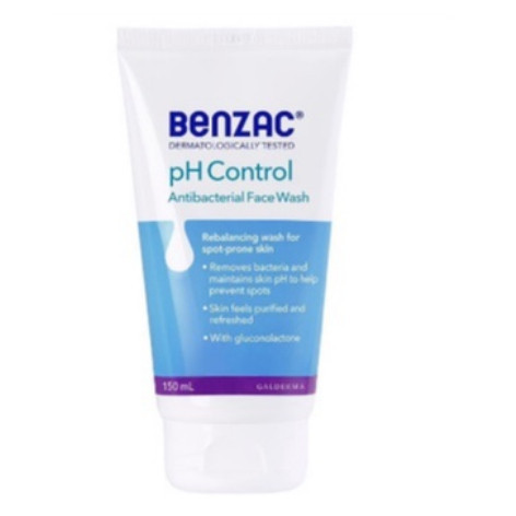 BENZAC PH CONTROL ANTIBACTERIAL FACE WASH 150ML EXP07/2025 | Shopee ...