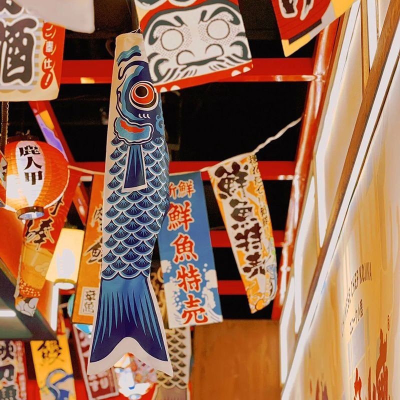 Guide Flag Fish Guide Swordfish Streamer Koi Fish Streamer Japanese ...