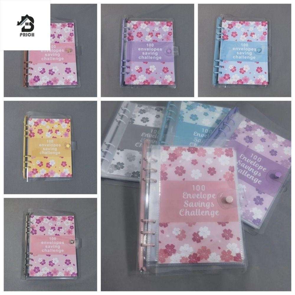 PRICH buku simpanan duit 100 Envelope Savings Challenge,Money Saving ...