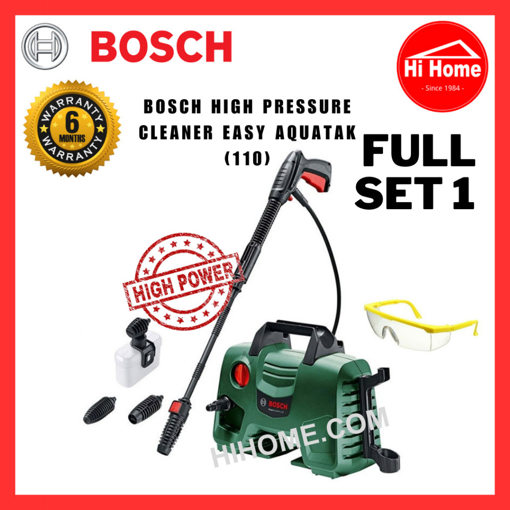 Bosch 1300W HIGH POWER Aquatak 110 High-Pressure Washer Water Jet ...