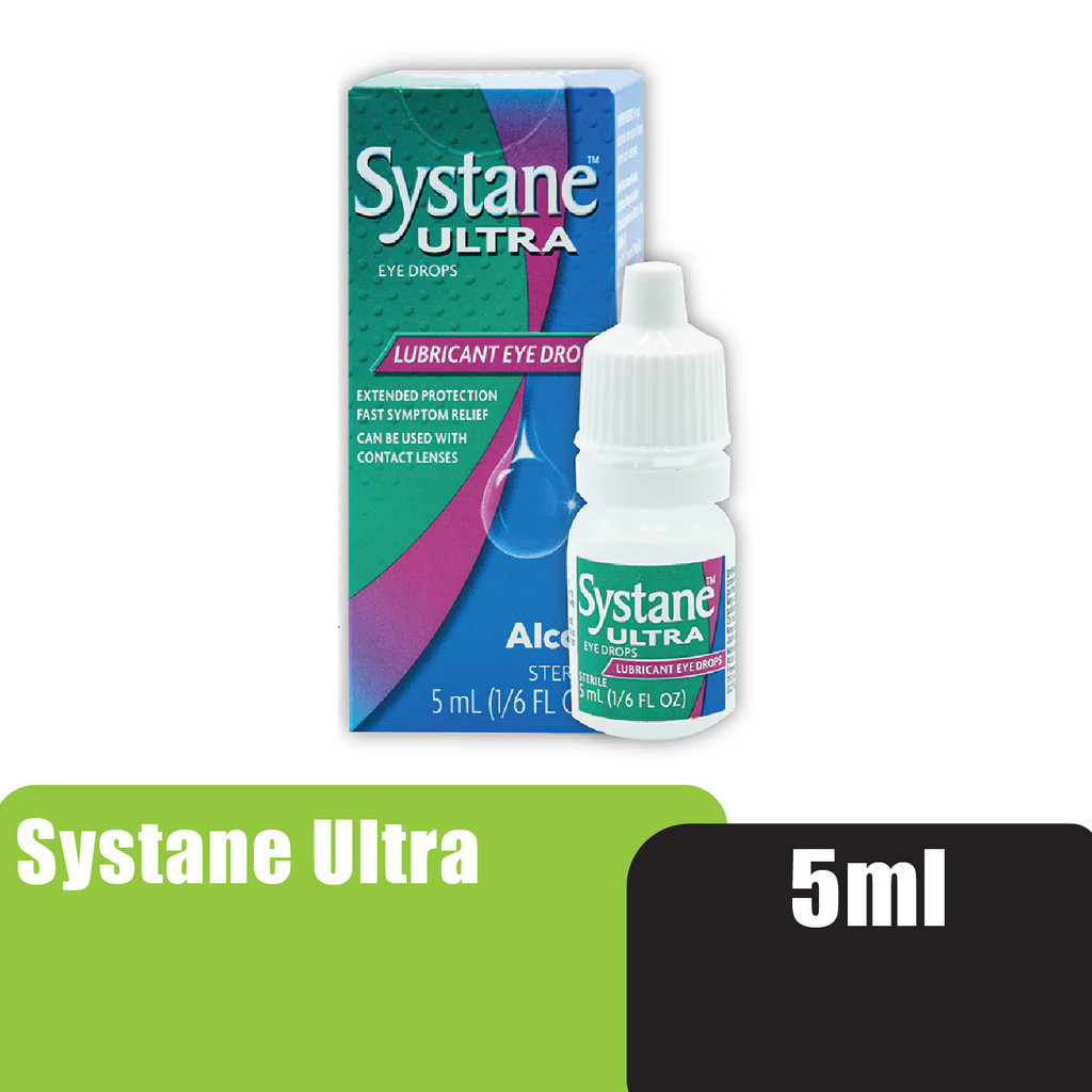 ALCON Systane Ultra Eye Drops 5ml - Lubricant Eye Drops for Dry Eye 眼药水 ...