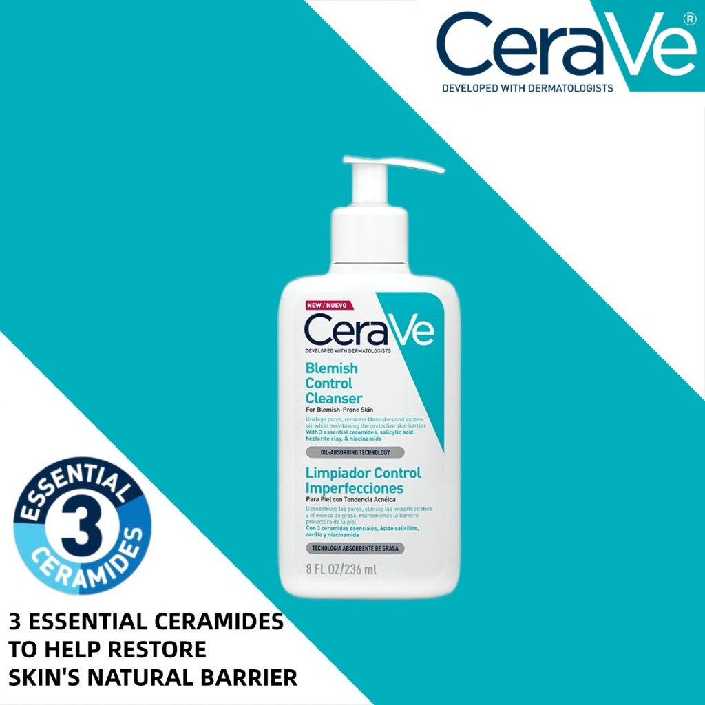 CeraVe Blemish Control Cleanser Removes Excess Sebum Helps Target ...