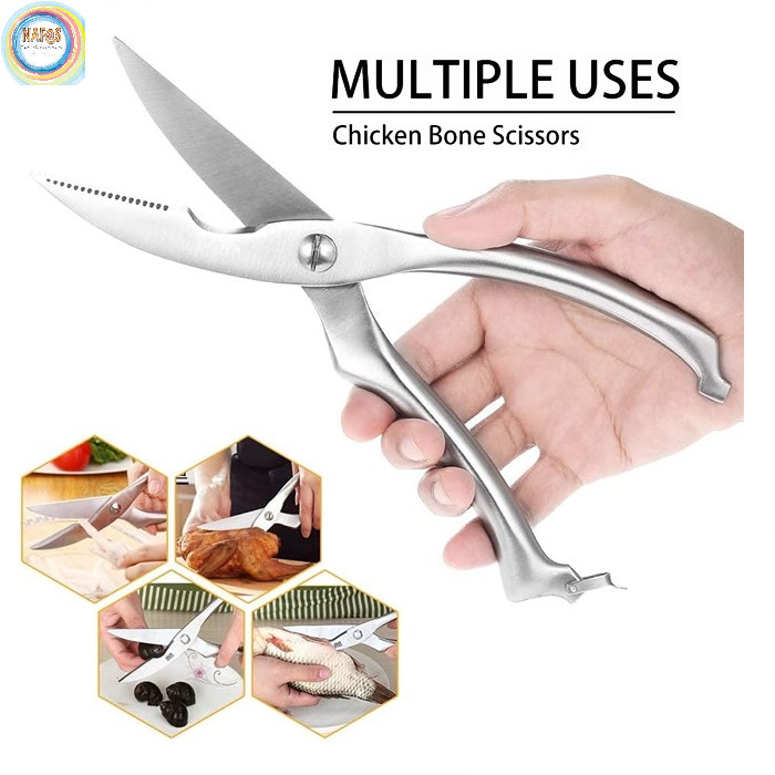Kitchen Gadget Shear Fish Duck Poultry Scissor Chicken Bone Cutter Cook ...
