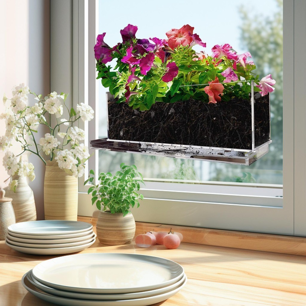 Window Boxes Planters Rectangle Window Box Plant Planter Outdoor Garden ...