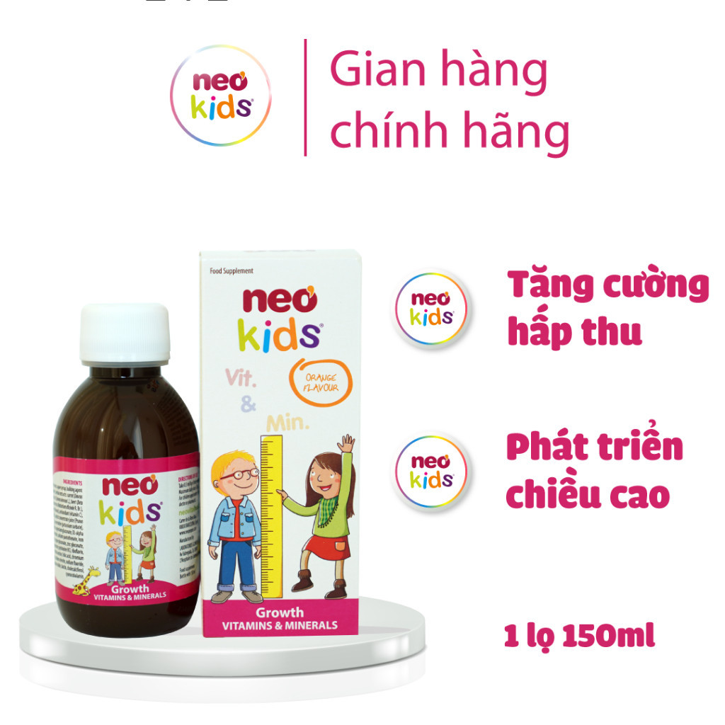 Neo Kids Growth delicious syrup - 19 vitamins and minerals to help your ...