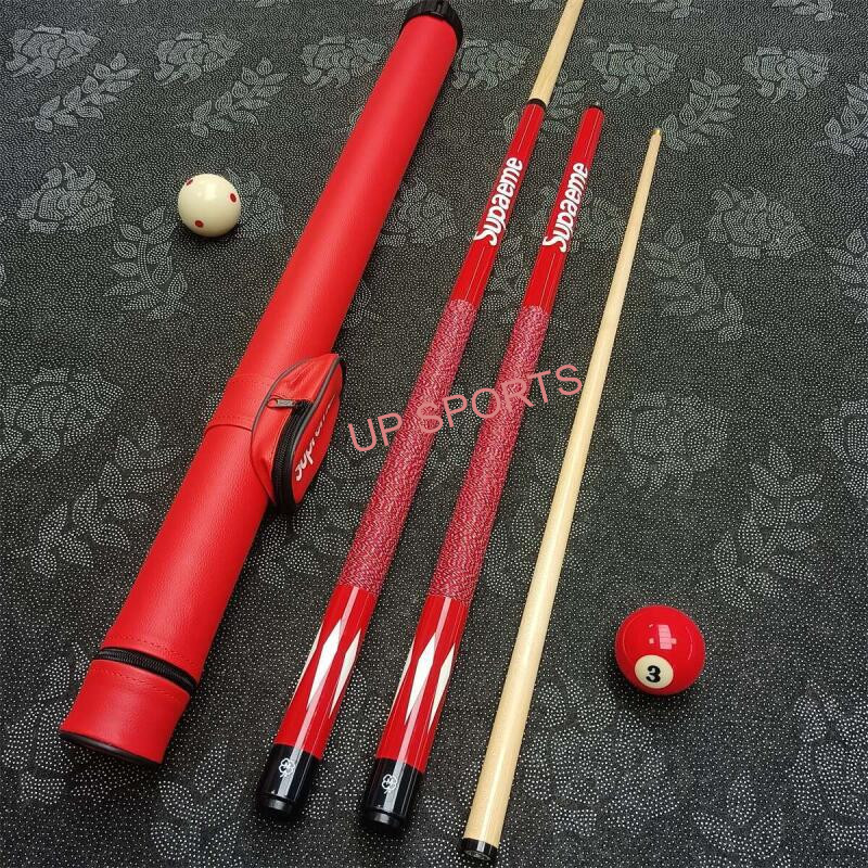 Red Billiard Cues Small Head Billiards Snooker Cue Rod Chinese Black 8 ...