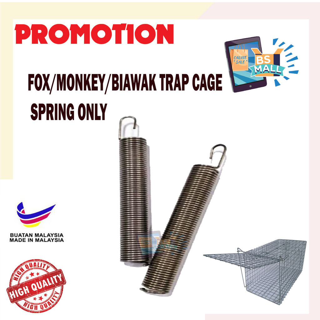 BS MALL Fox Trap Cage Spring Only / Spring For Fox Trap Perangkap ...