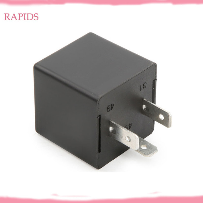 RAP 12V Electronic LED Flasher Relay With Speed Adjustable 3 Pin Turn ...