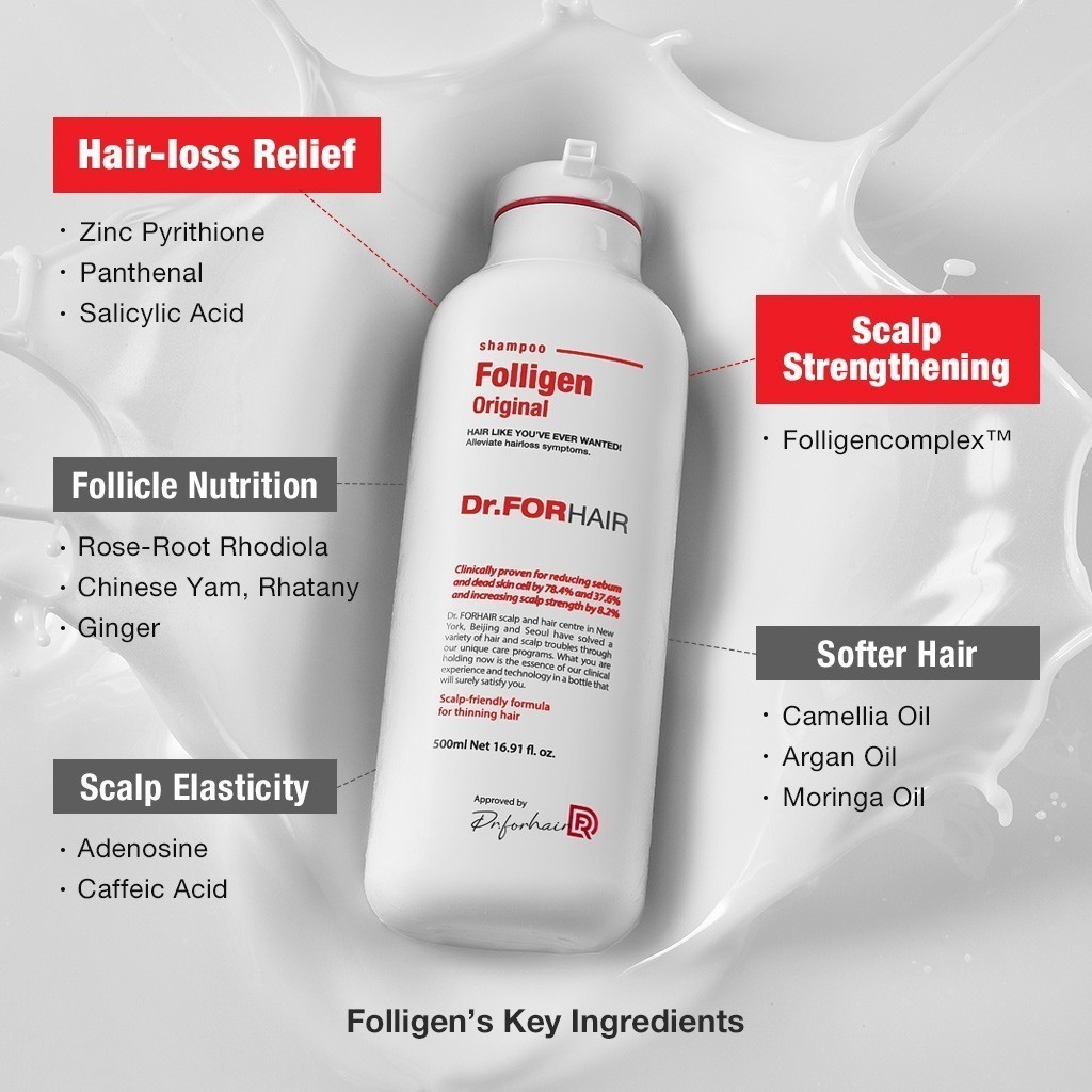 Dr.FORHAIR Folligen Original Shampoo 500ml Made in Korea | Shopee Malaysia