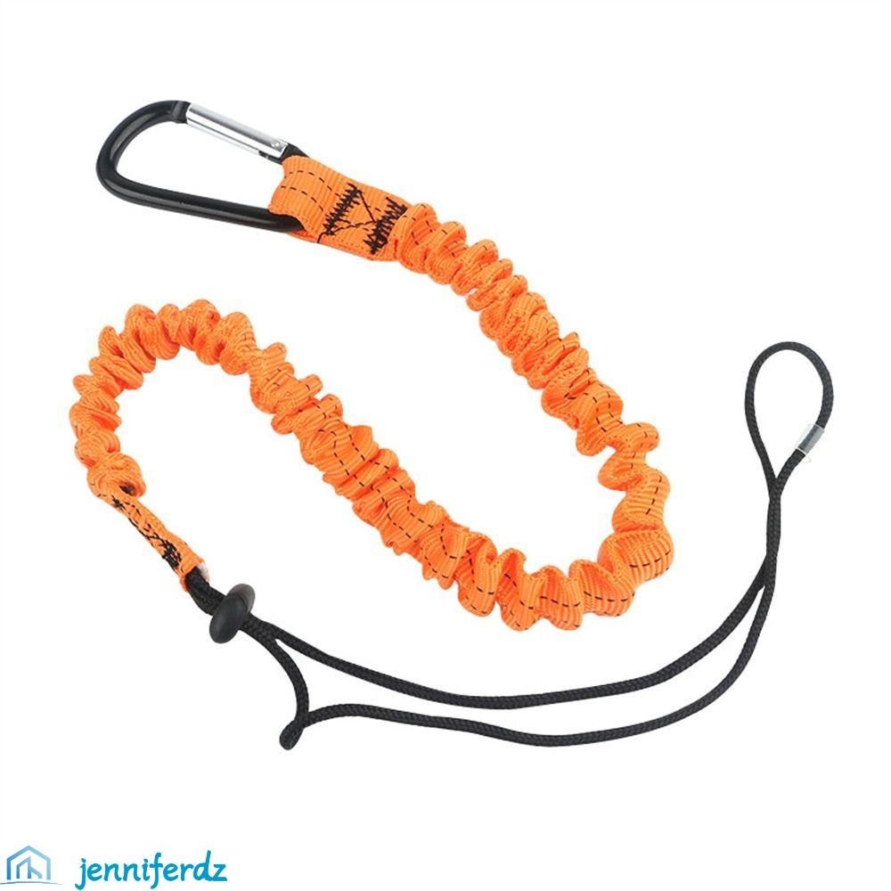 JENNIFERDZ Safety Bungee Tether, With Carabiner Hook Climbing Working ...