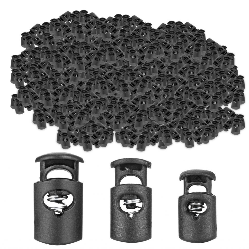 Onebuycart Rope Cord Locks Single Hole Spring Lanyards 300Pcs Backpacks ...
