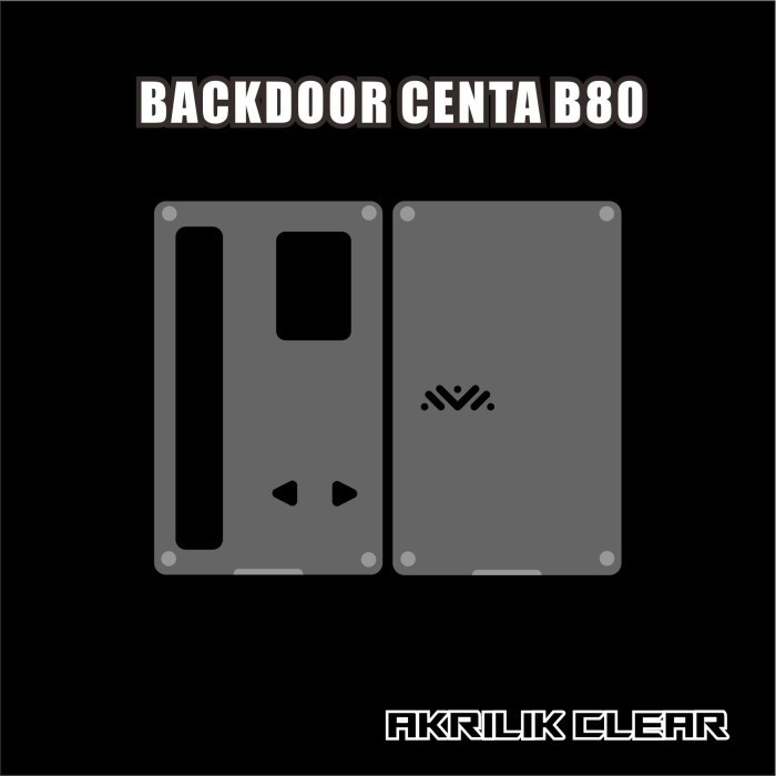 Backdoor Centaurus B80 Clear Acrylic Panel - B80 B | Shopee Malaysia