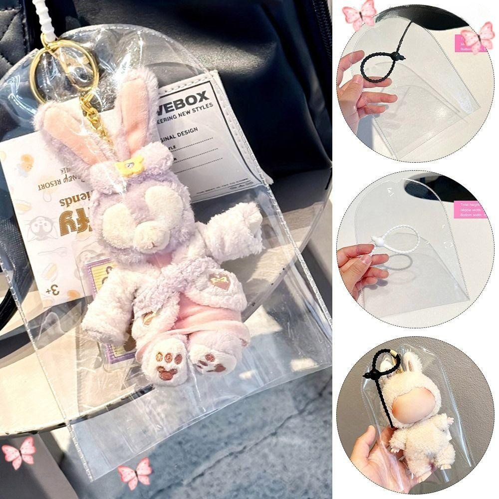Labubu Lingna Belle Transparent Dust Proof Pvc-Princess Renata ...