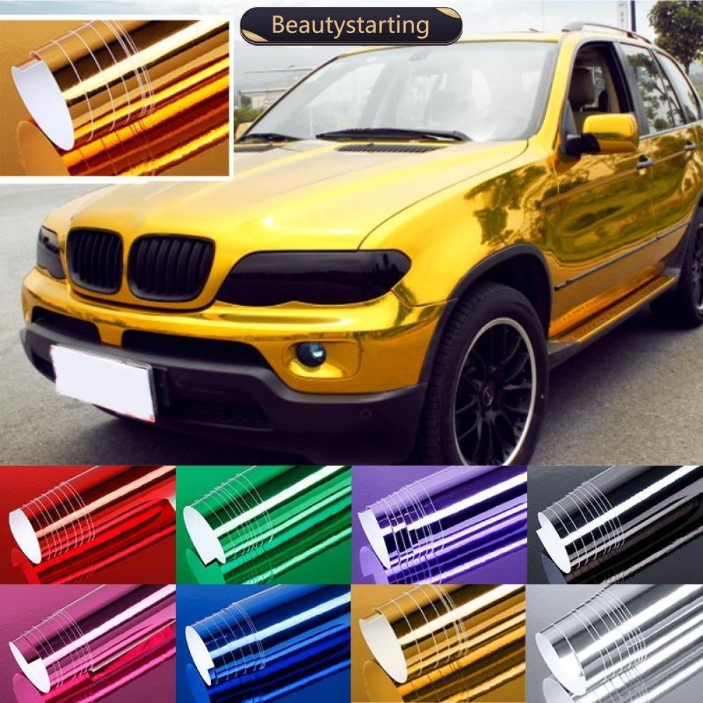 BEAUTYSTARTING 152x10cm/152x30cm DIY Car Truck PVC Ice Vinyl Wrap Body ...